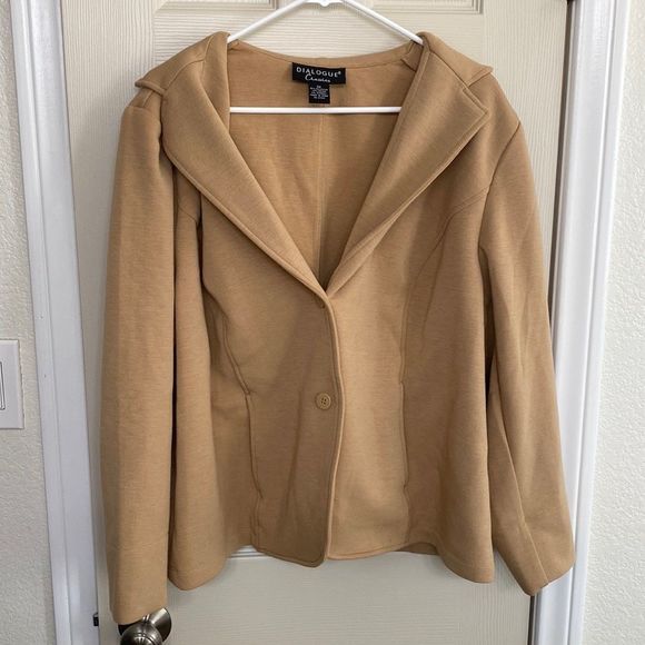 Dialogue | Jackets & Coats | Dialogue Classics Beige Coat | Poshmark